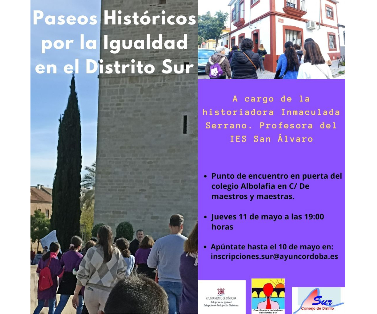 Paseos Históricos por la Igualdad en Distrito Sur - Inicio